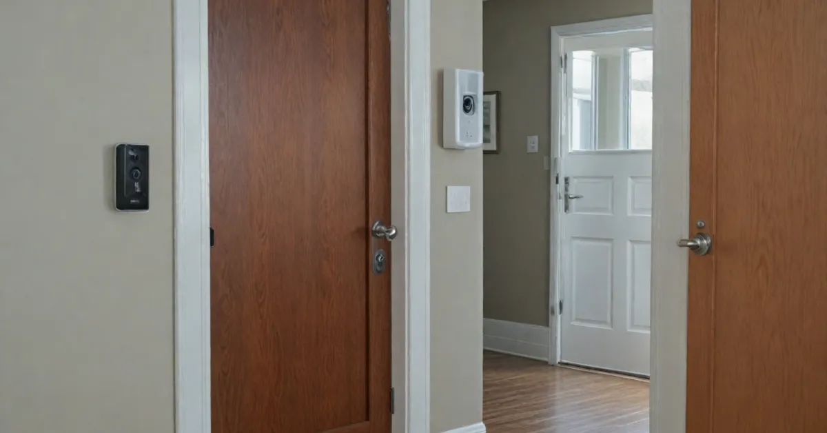 How a door motion sensor enhances your home security camera system